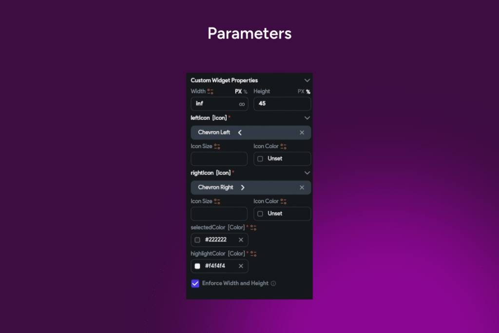 Custom Date Range Picker Widget - Flutterflow