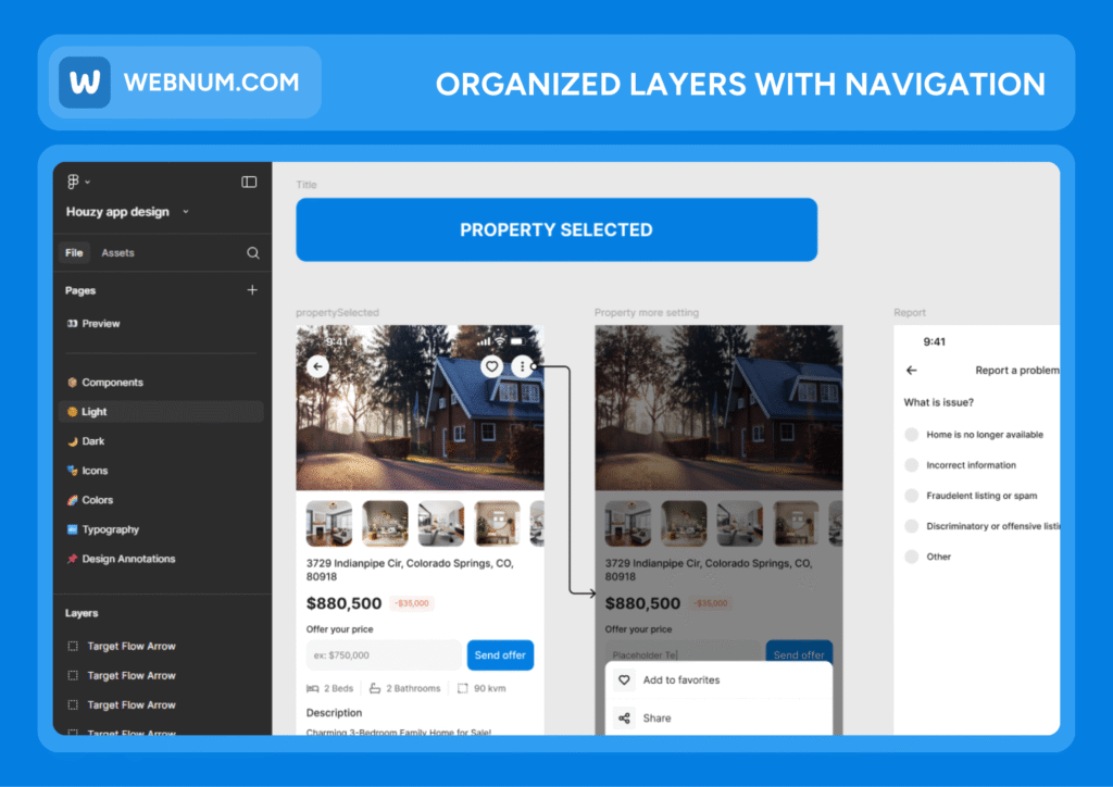 HOUZY - Real Estate App Ui Kit - Webnum