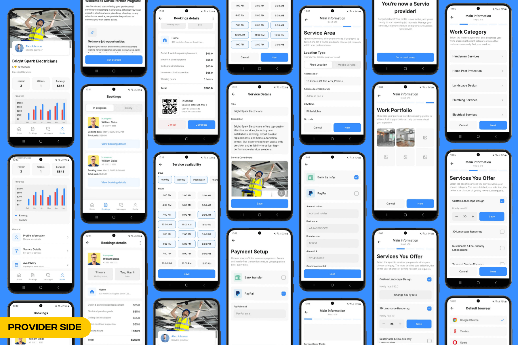 SERVIO - Home Services App Template - FlutterFlow